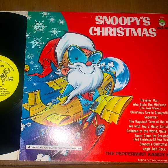 Media | Snoopys Christmas Vintage Vinyl Album | Poshmark